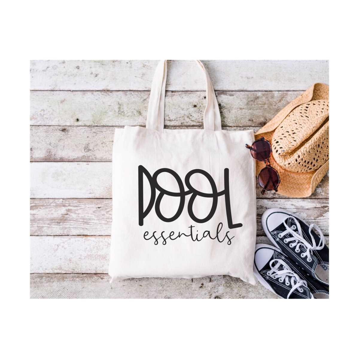 Pool Bag Svg | Pool Essentials Svg | Beach Svg | Tote Bag Sv | Inspire ...