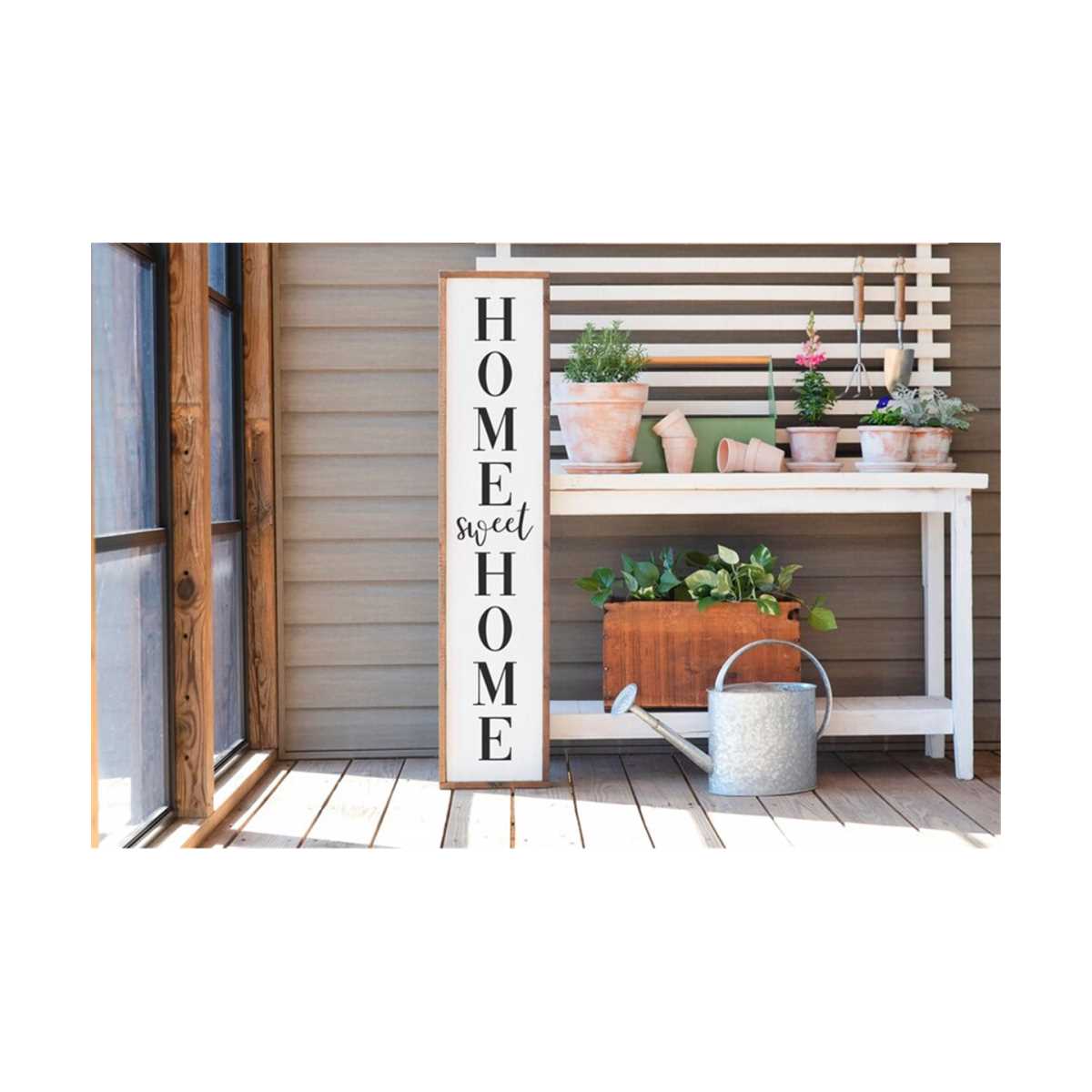 Home Sweet Home Sign SVG | Porch Sign Svg | Vertical Sign Sv | Inspire ...