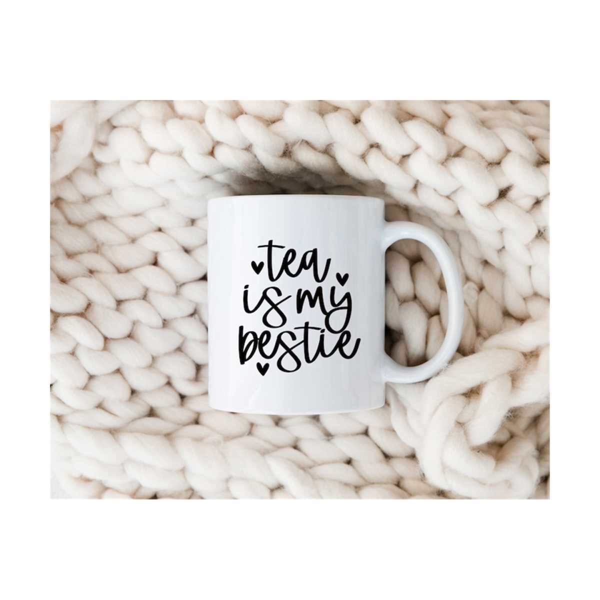 Tea Is My Bestie SVG | Tea Svg | Funny Tea Svg | Teapot Svg | Inspire ...