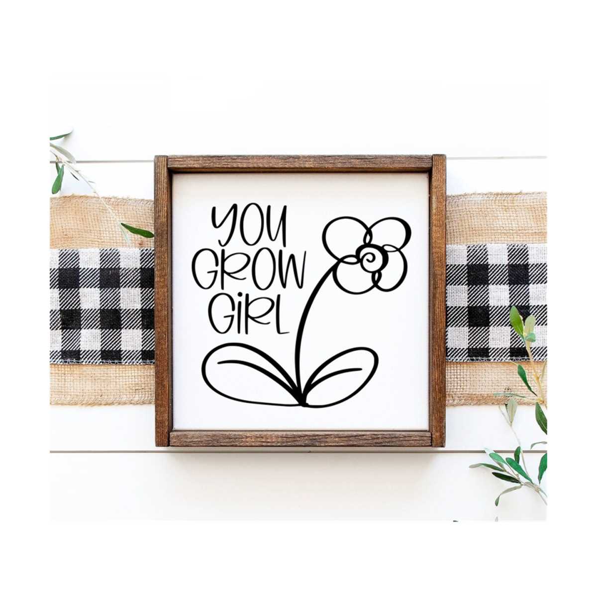 You Grow Girl SVG | Inspirational Svg | Plant Svg | Gardenin - Inspire ...