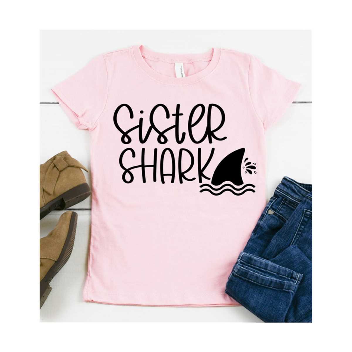 Sister Shark SVG | Sister Svg | Shark Svg | Little Sister Sv - Inspire ...