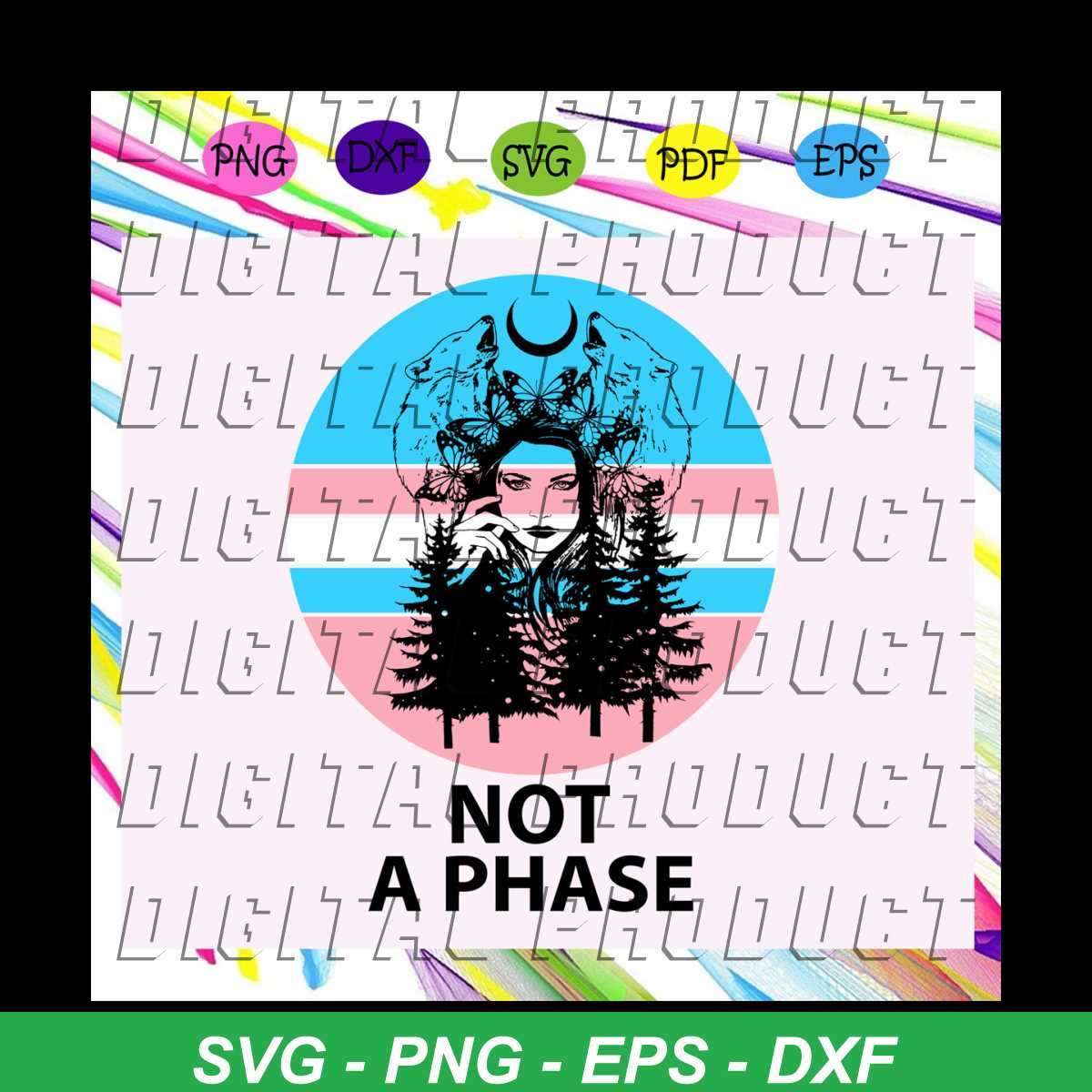 Not a phase, trending svg, svg cricut, silhouette svg files, | Inspire ...