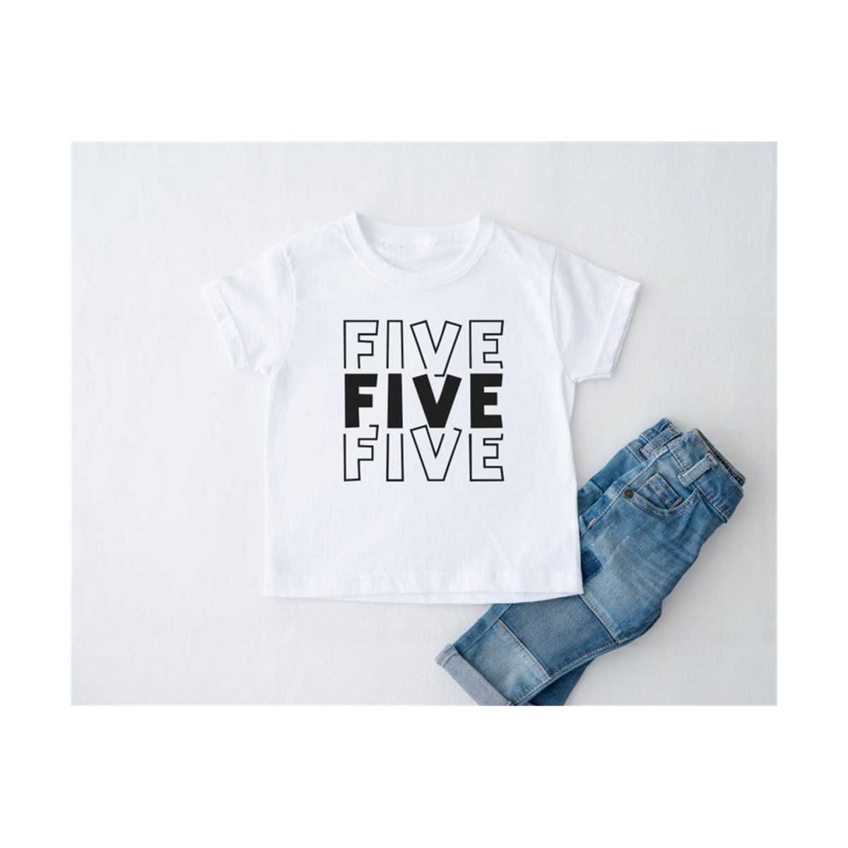 5th Birthday Svg | Fifth Birthday Svg | Birthday Svg | Fifth | Inspire ...