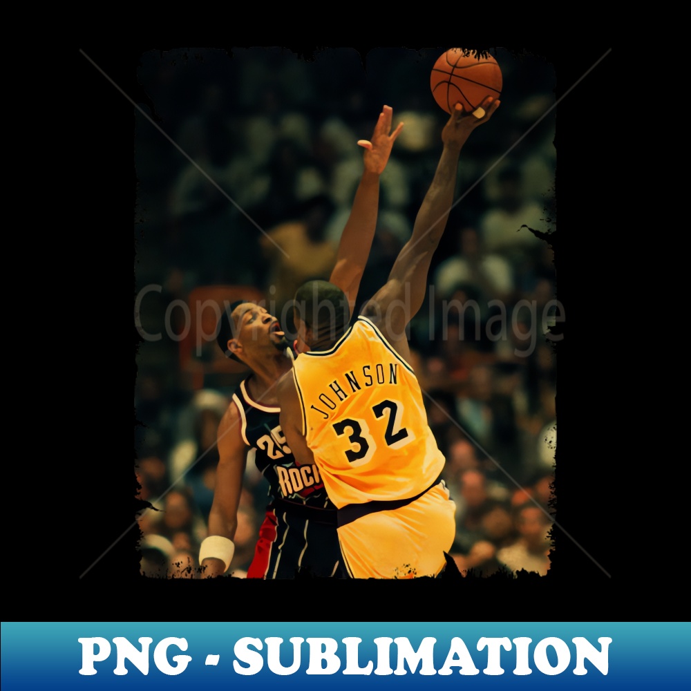 Magic Johnson Magic Johnson Vintage Design Of Basketball 7 | Inspire Uplift