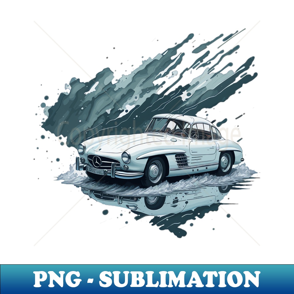 Mercedes benz 300sl 1954 - Sublimation-Ready PNG File - Defy | Inspire ...