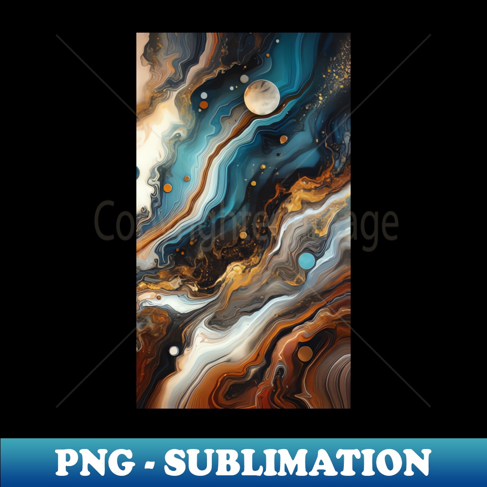 Resin Art Phone Case Epoxy Resin Wood Cover - Retro PNG Subl | Inspire ...