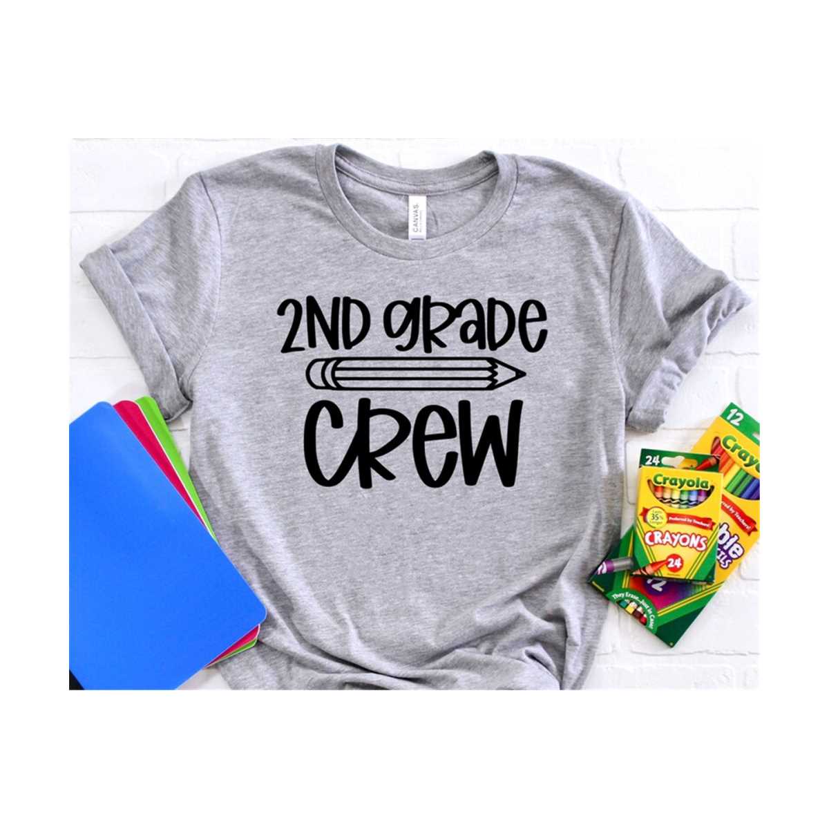 2nd Grade Crew SVG | Second Grade Crew Svg | Second Grader S | Inspire ...