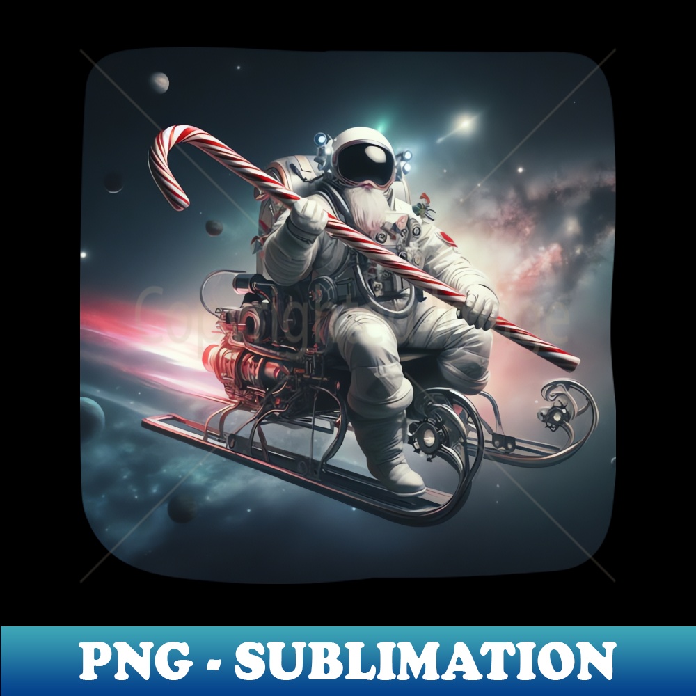 Future Santa Claus in Space - PNG Transparent Digital Downlo | Inspire ...