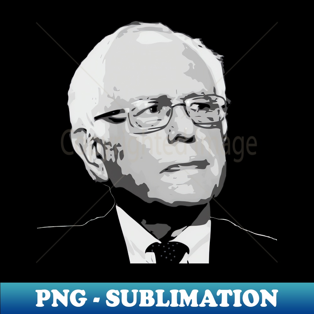 Bernie Sanders Black and White - Premium PNG Sublimation Fil | Inspire ...