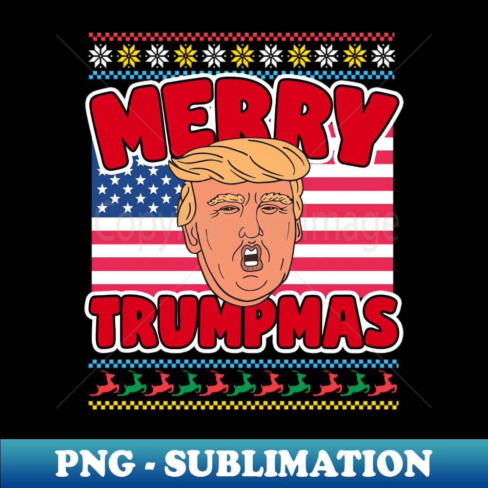 Donald Trump Christmas - Modern Sublimation PNG File - Revol | Inspire ...