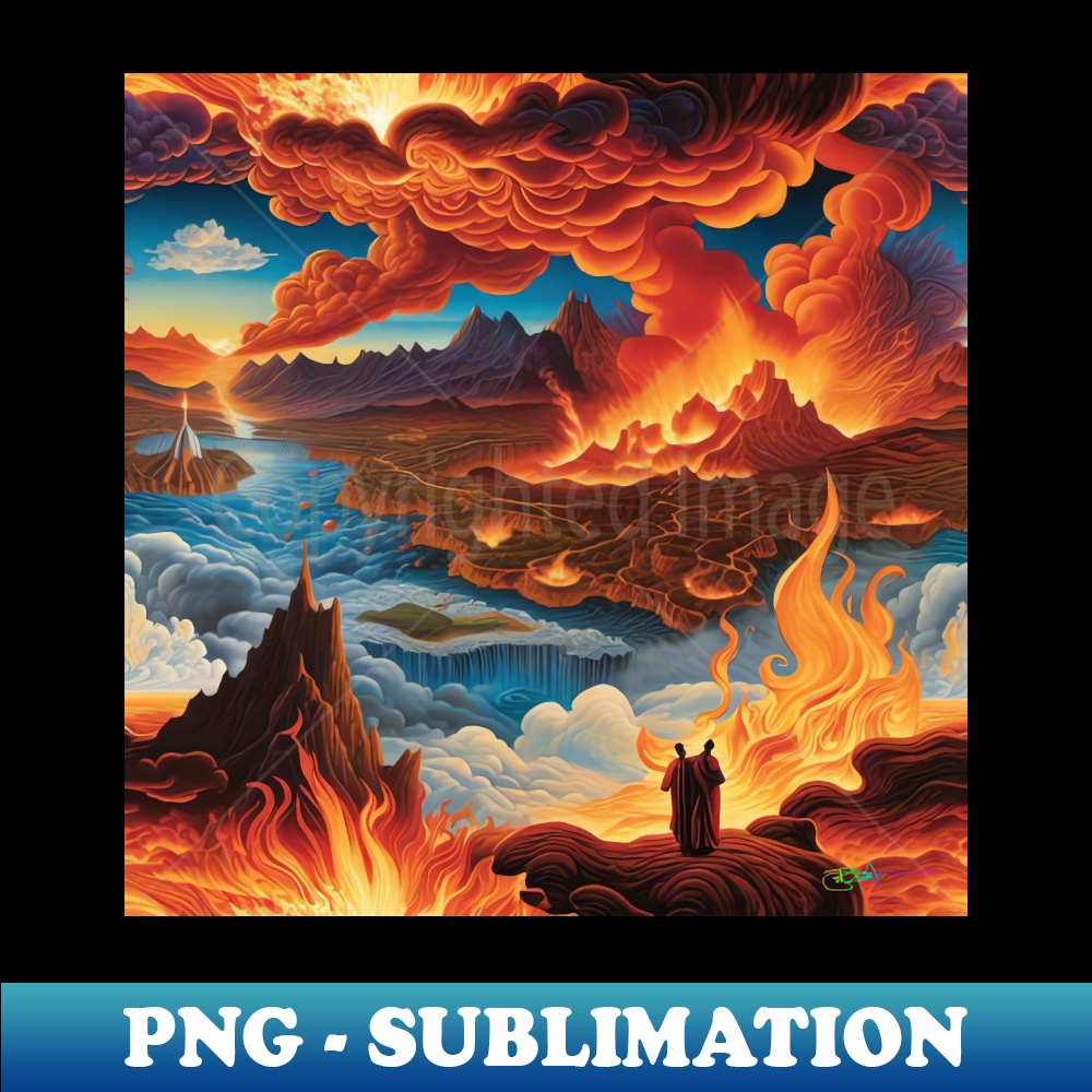 Landscapes of Hell Art Gnashing Of Teeth 70 - Premium Subli | Inspire ...