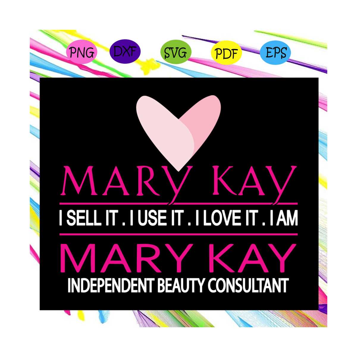 Marry Kay Svg, Mary Kay Independent Beauty Consultant Svg, M - Inspire Uplift