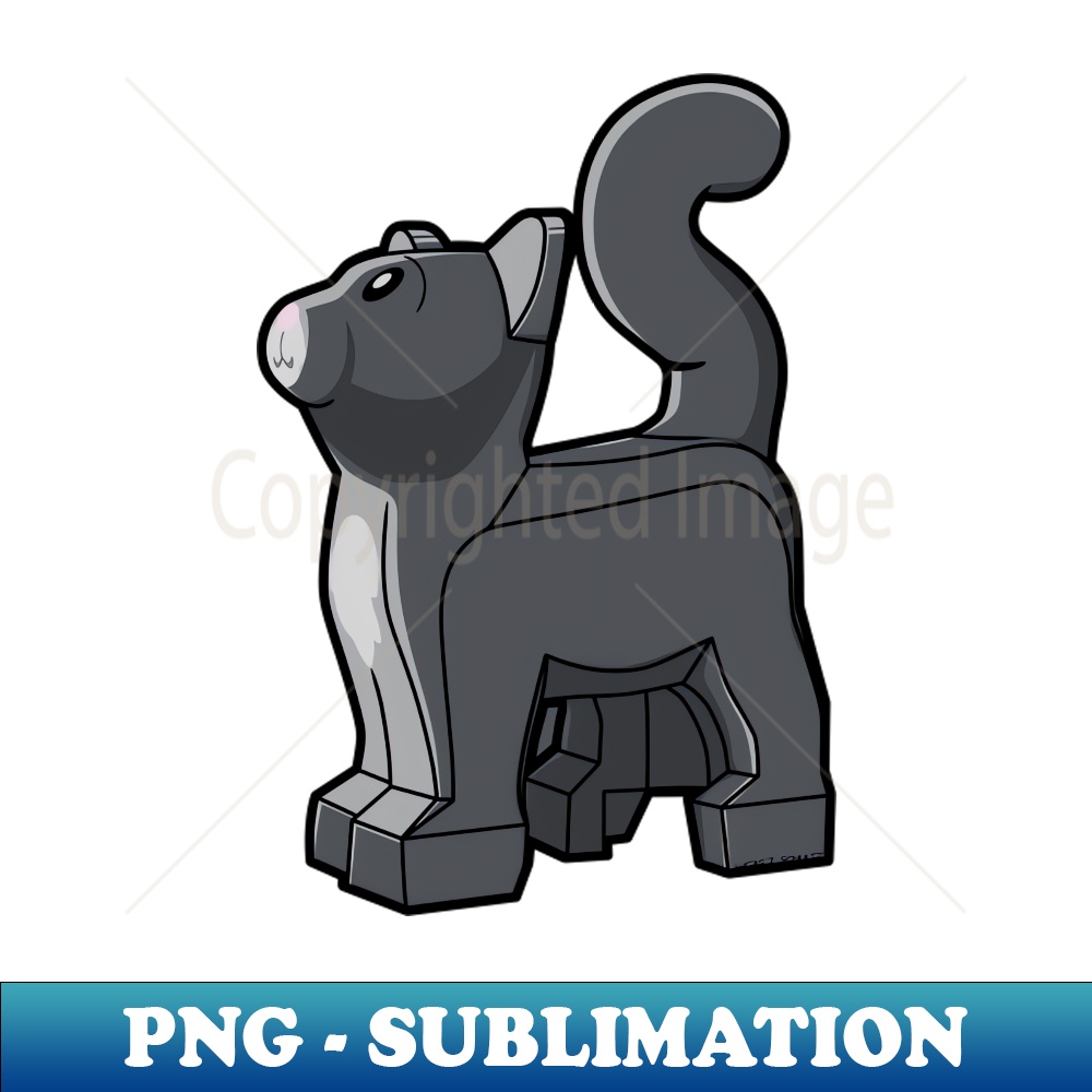 LEGO Cat Dark Grey - Stylish Sublimation Digital Download - | Inspire ...
