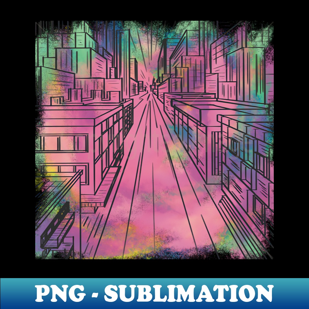 City buildings - Instant PNG Sublimation Download - Perfect - Inspire ...