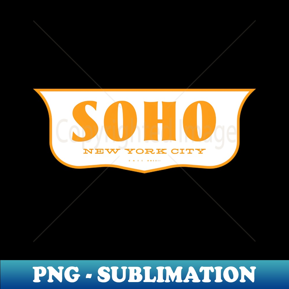 Vintage New York Shield - SoHo - PNG Transparent Digital Dow - Inspire ...