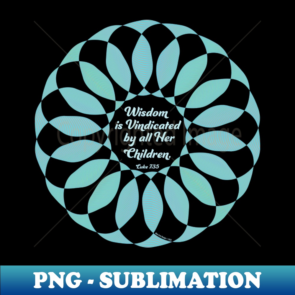 Wisdom Flower - PNG Transparent Sublimation File - Capture I | Inspire ...