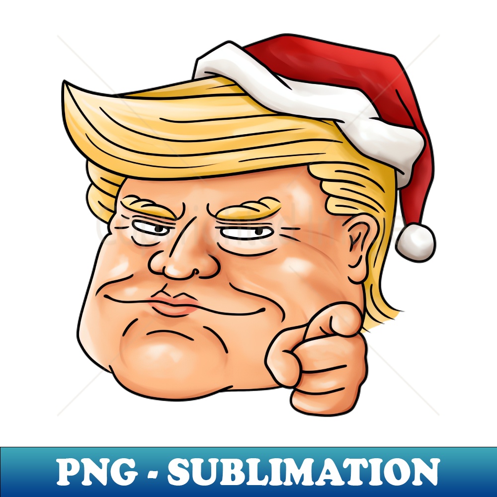 Trump Santa Hat - Modern Sublimation PNG File - Instantly Tr | Inspire ...