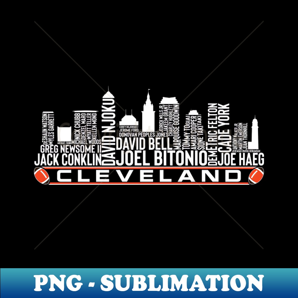 Cleveland Football Team 23 Player Roster Cleveland City Skyl | Inspire ...