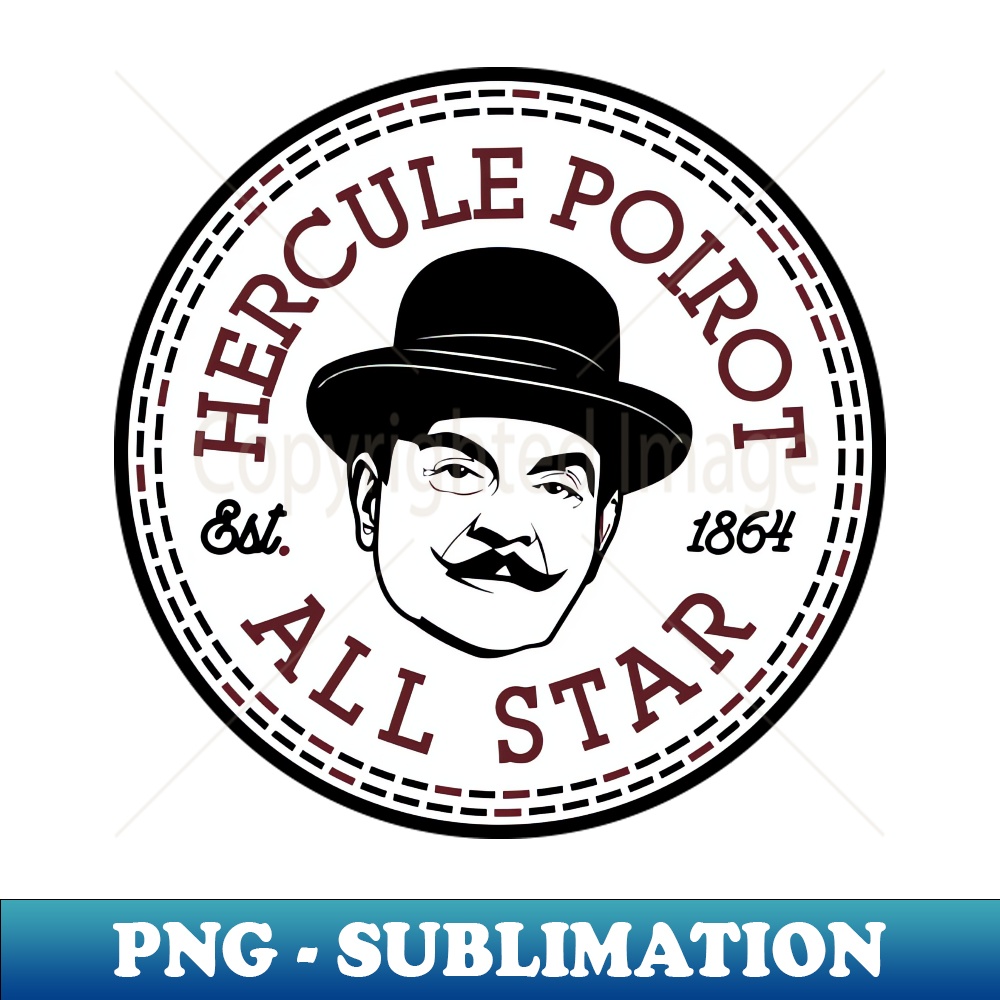 Hercule Poirot All Star Converse Logo - Instant Sublimation | Inspire ...