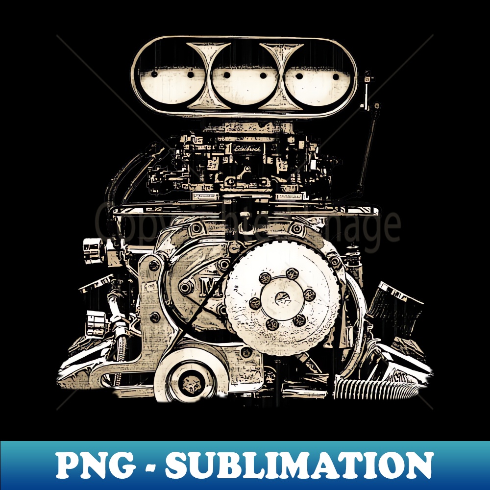 Big Block Blower Motor - Aesthetic Sublimation Digital File | Inspire ...