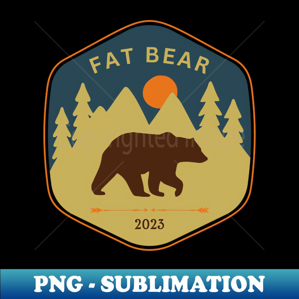 Fat Bear Week 2023 - High-Resolution PNG Sublimation File - - Inspire ...
