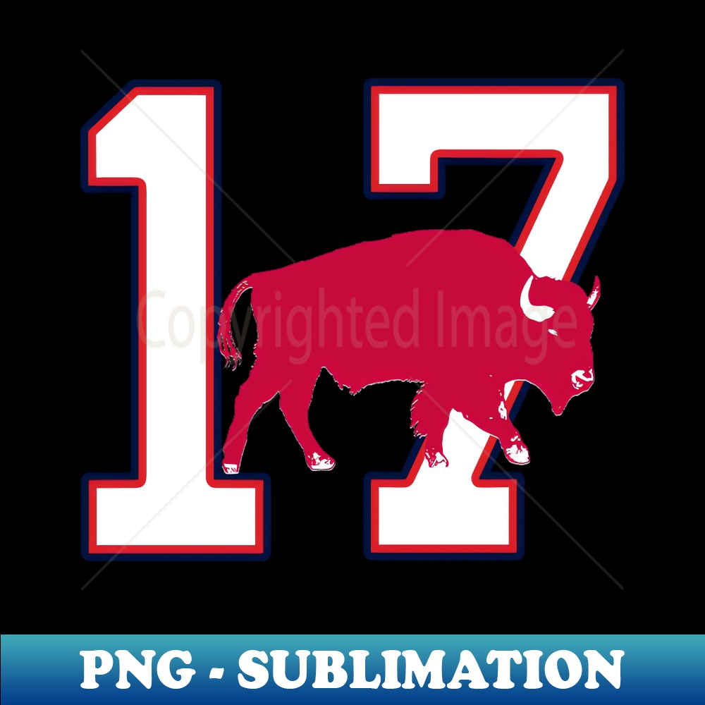 Buffalo Bills Number 17 - Vintage Sublimation PNG Download - | Inspire ...