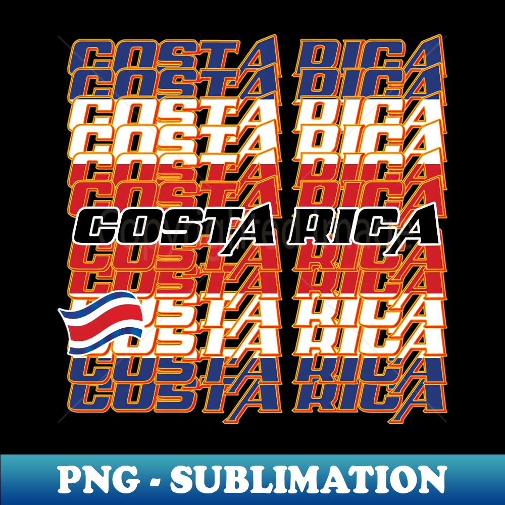 Costa Rica Cascade text - Elegant Sublimation PNG Download - | Inspire ...