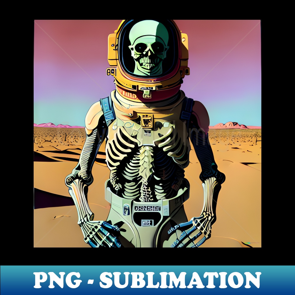 Alien Skeleton Space Horror 117 - Instant Sublimation Digita | Inspire ...