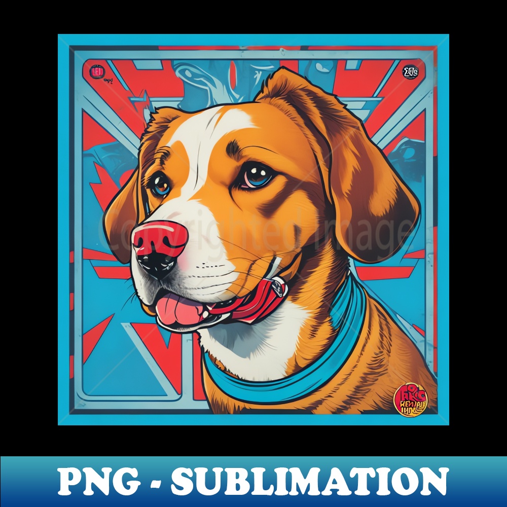 retro dog comic style artwork - Artistic Sublimation Digital - Inspire ...