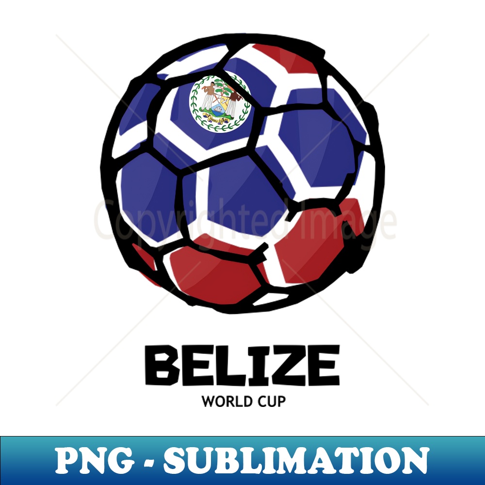 Belize Football Country Flag - PNG Sublimation Digital Downl | Inspire ...
