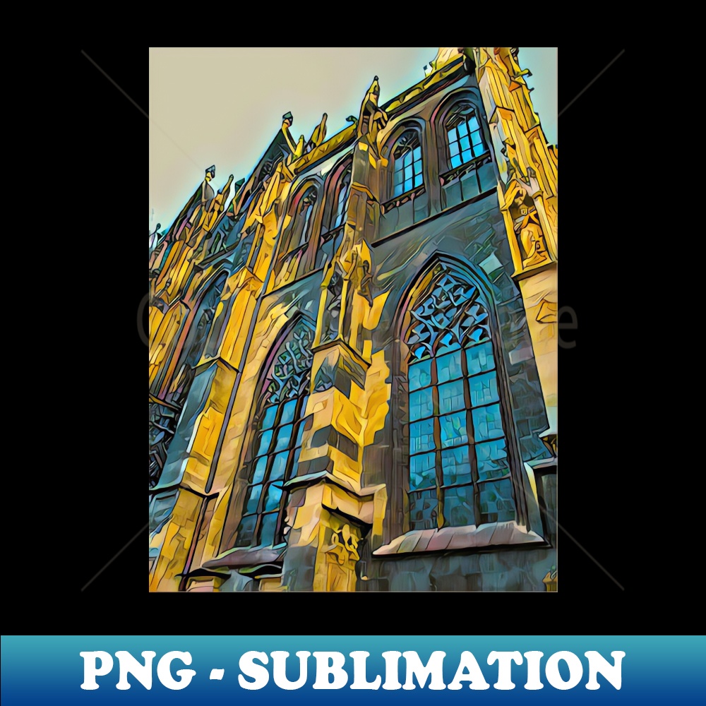 Gothic Church - PNG Transparent Sublimation Design - Bring Y - Inspire ...