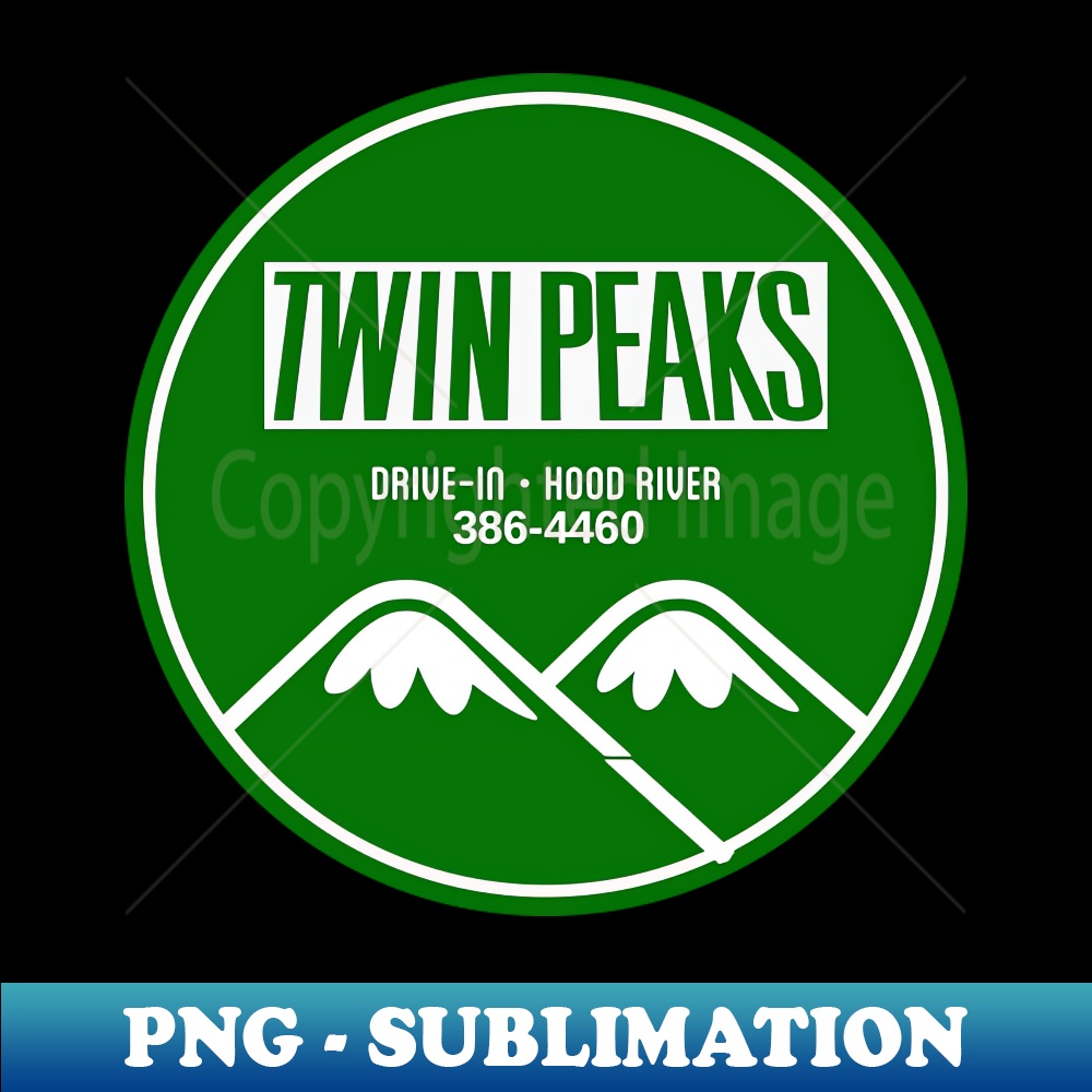 Twin Peaks Logo Plain - Unique Sublimation PNG Download - Pe | Inspire ...