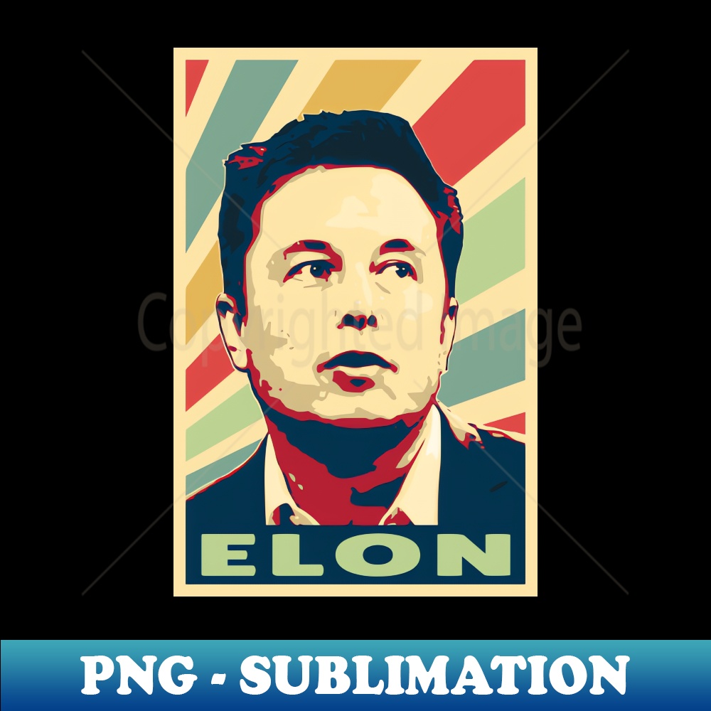 Elon Musk Hero Vintage Colors - Exclusive Sublimation Digita | Inspire ...