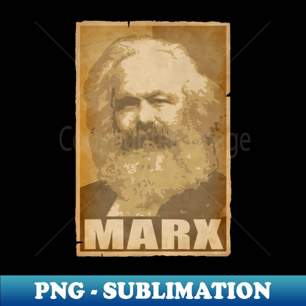 Karl Marx Propaganda Poster Pop Art - Elegant Sublimation PN - Inspire ...