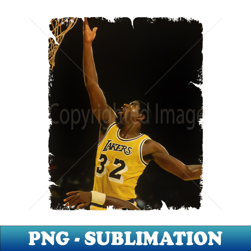 Magic Johnson Magic Johnson Vintage Design Of Basketball 7 | Inspire Uplift