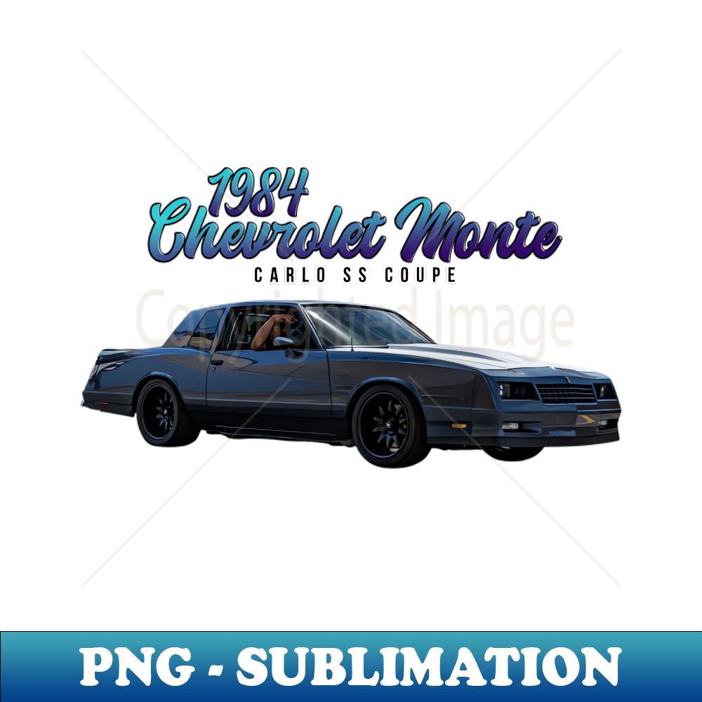 1984 Chevrolet Monte Carlo SS Coupe - Instant PNG Sublimatio - Inspire ...