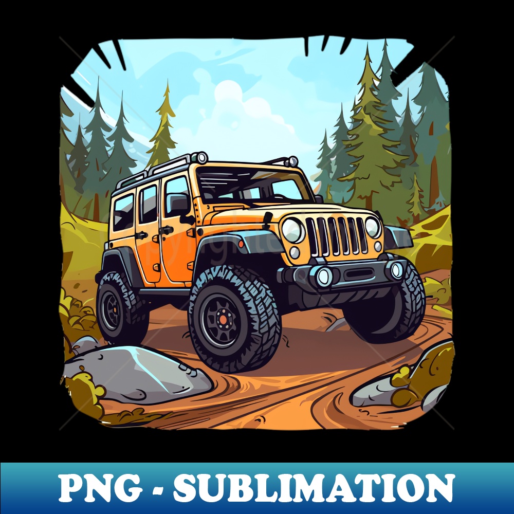 Jeep Wrangler - Premium PNG Sublimation File - Unleash Your | Inspire ...