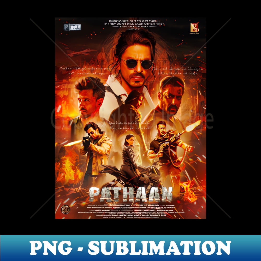 Pathaan artwork - Digital Sublimation Download File - Unleas - Inspire ...