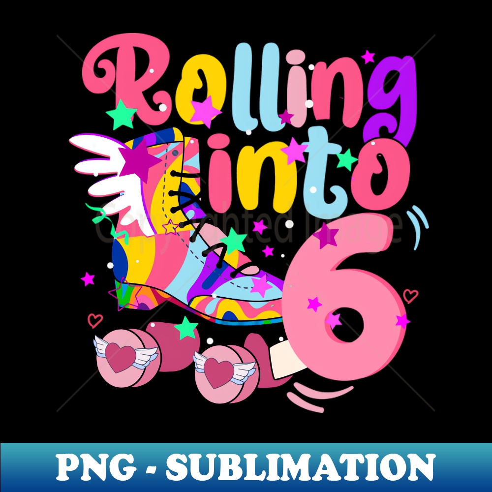 rolling into 6 - 6th birthday girl roller skates theme party | Inspire ...
