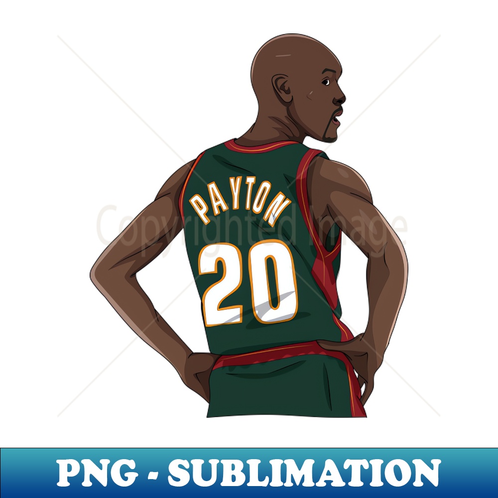 Gary Payton - PNG Transparent Digital Download File for Subl | Inspire ...