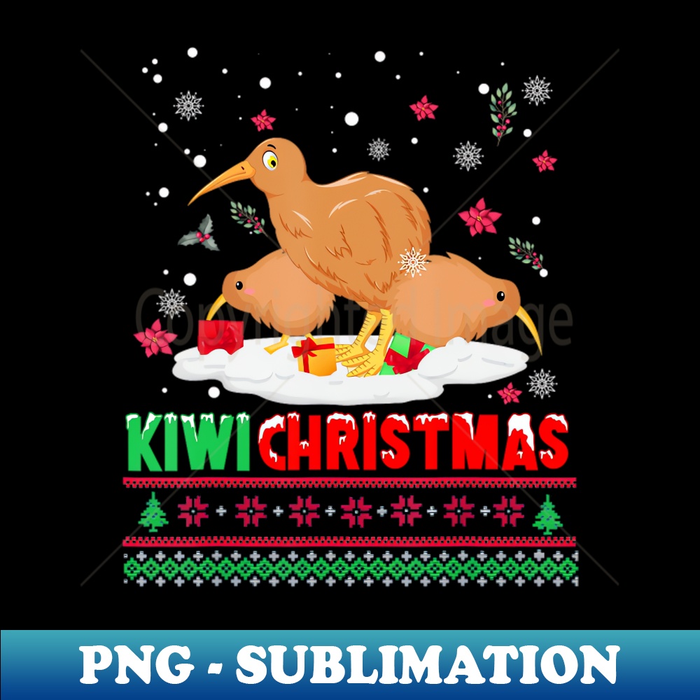 ugly christmas with kiwi bird - Digital Sublimation Download | Inspire ...