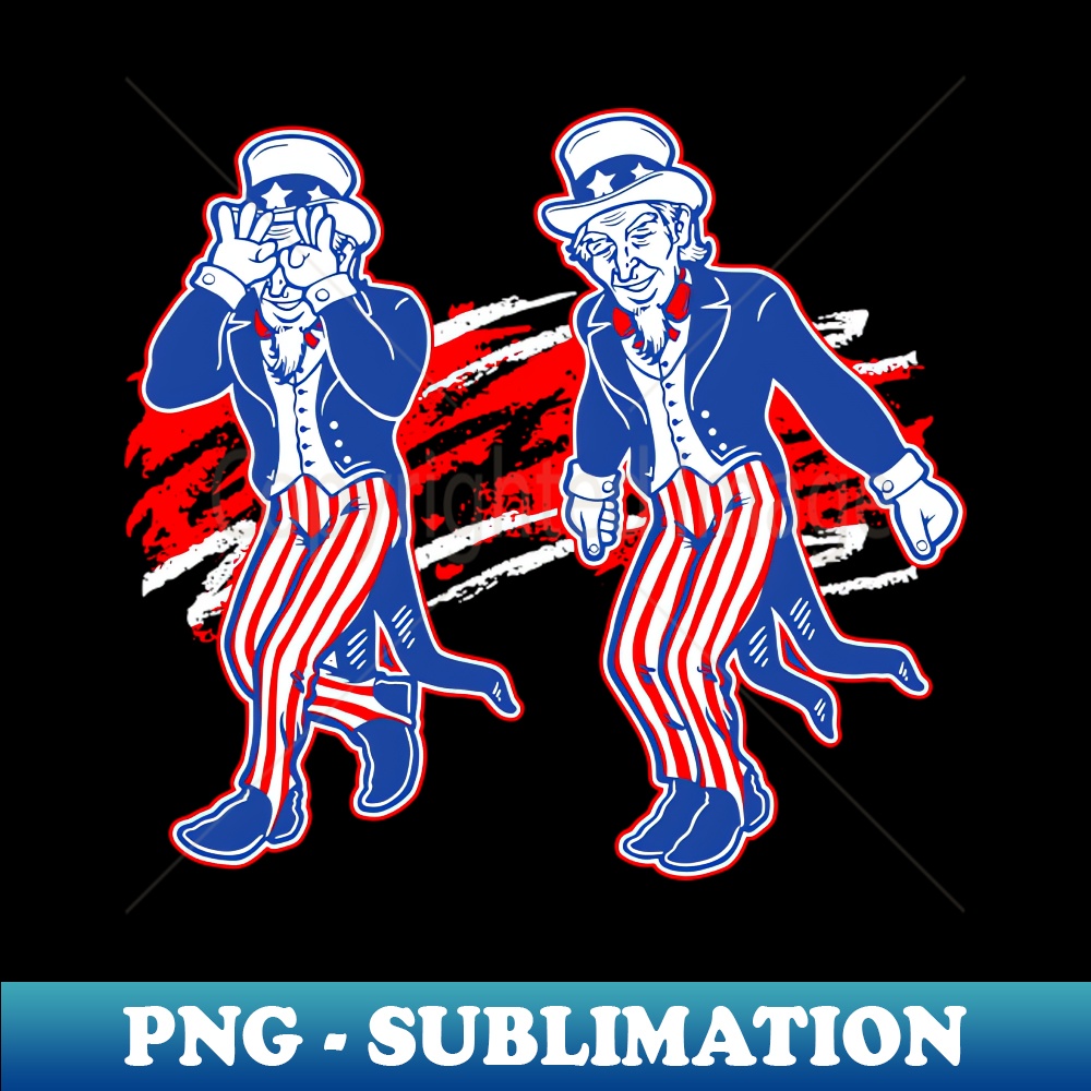 Uncle Sam Griddy Dance Funny 4th Of July USA American Flag I | Inspire ...