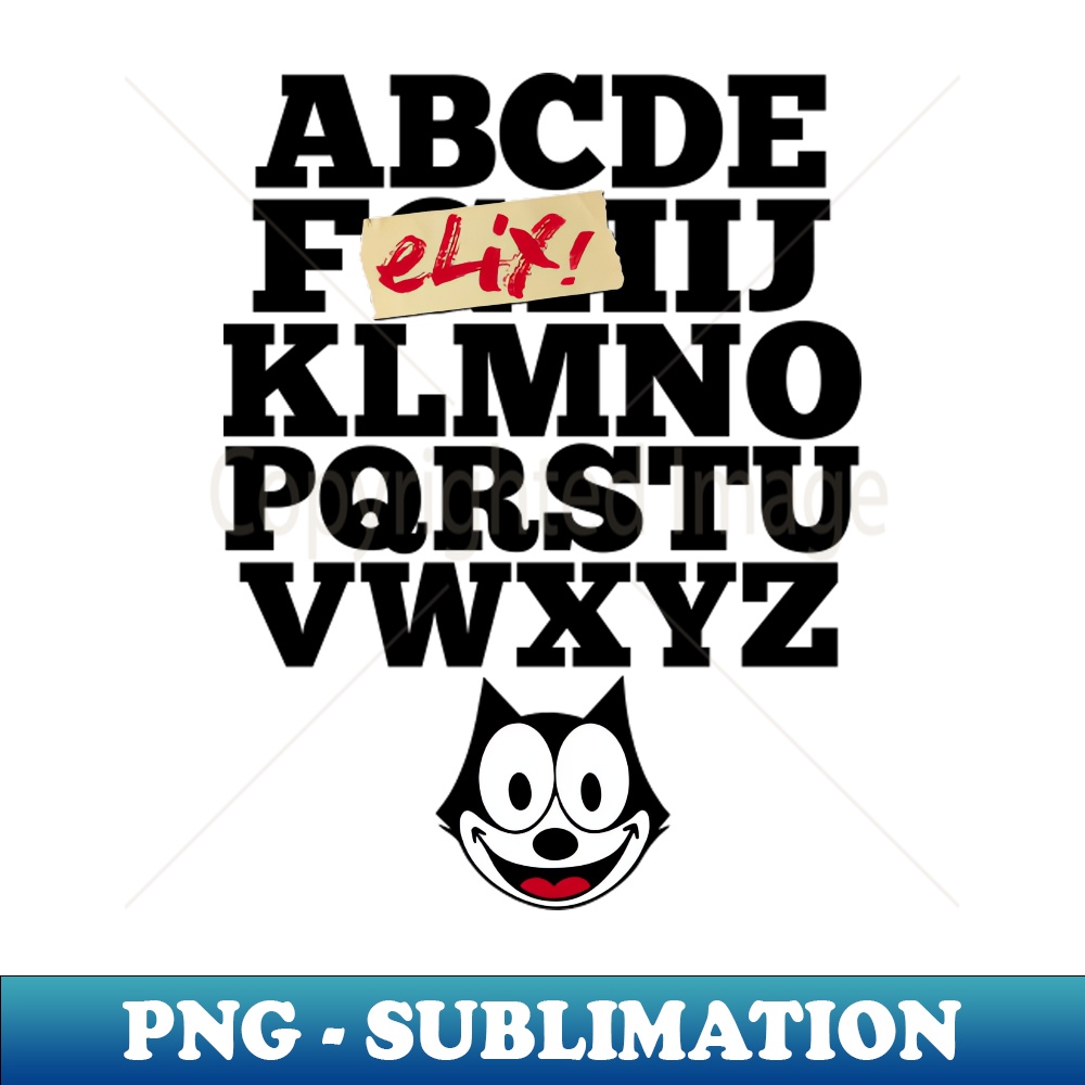 FELIX THE CAT - Alphabet - Retro PNG Sublimation Digital Dow - Inspire ...
