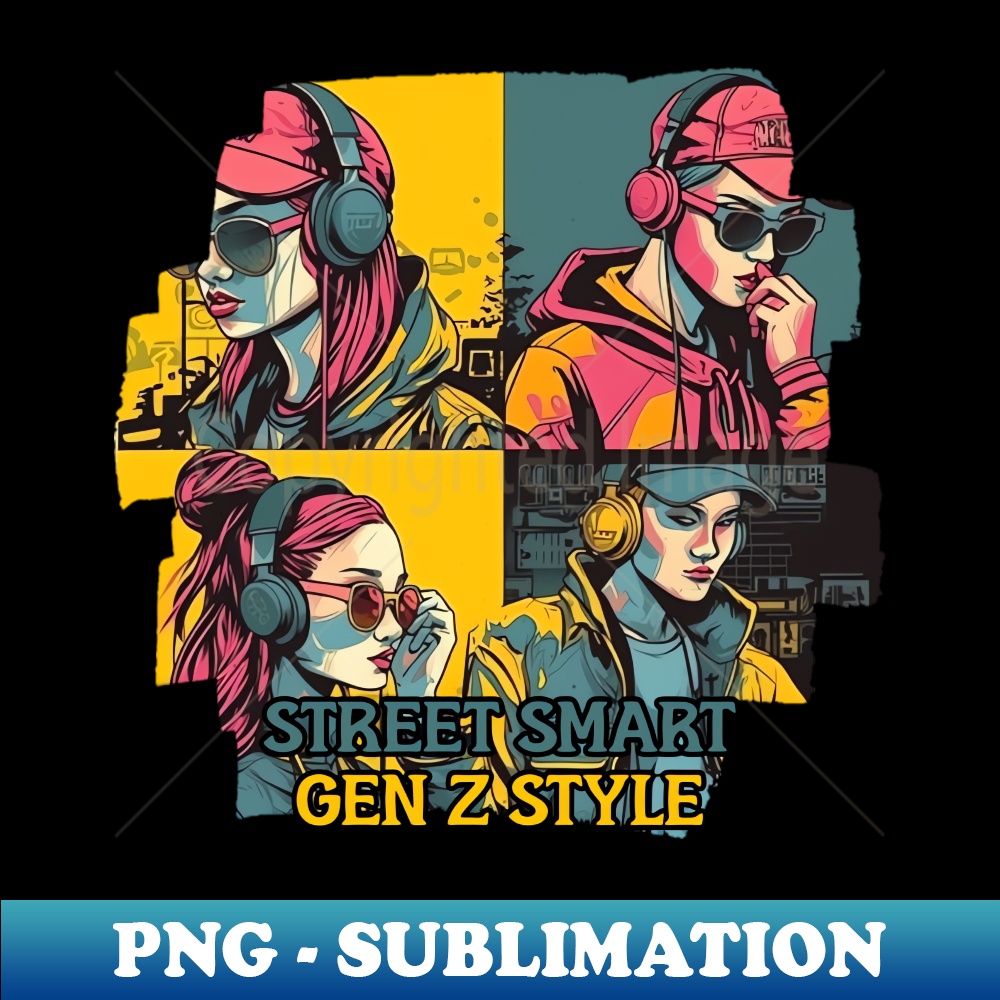 Street Smart Gen Z Style - Premium Sublimation Digital Downl | Inspire ...