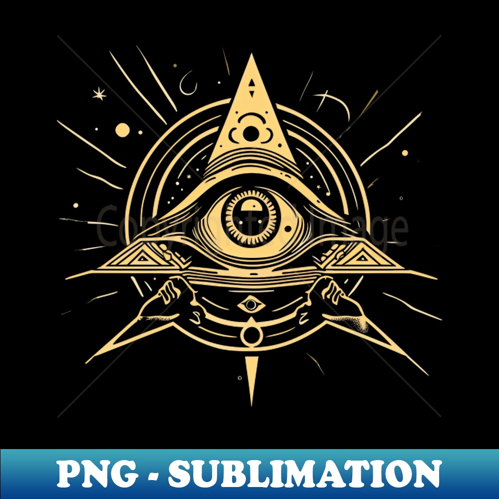 All Seeing Eye - PNG Transparent Sublimation File - Unleash | Inspire ...
