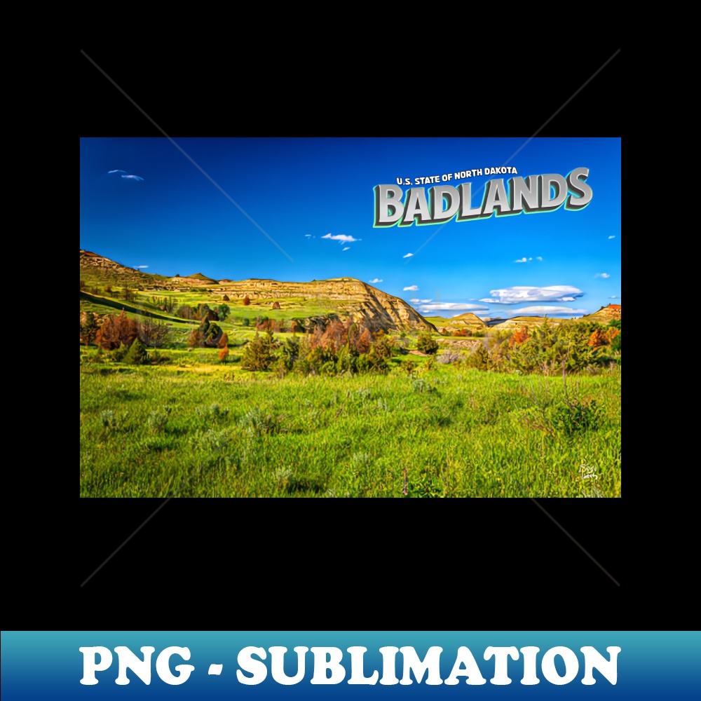 North Dakota Badlands - Digital Sublimation Download File - | Inspire ...