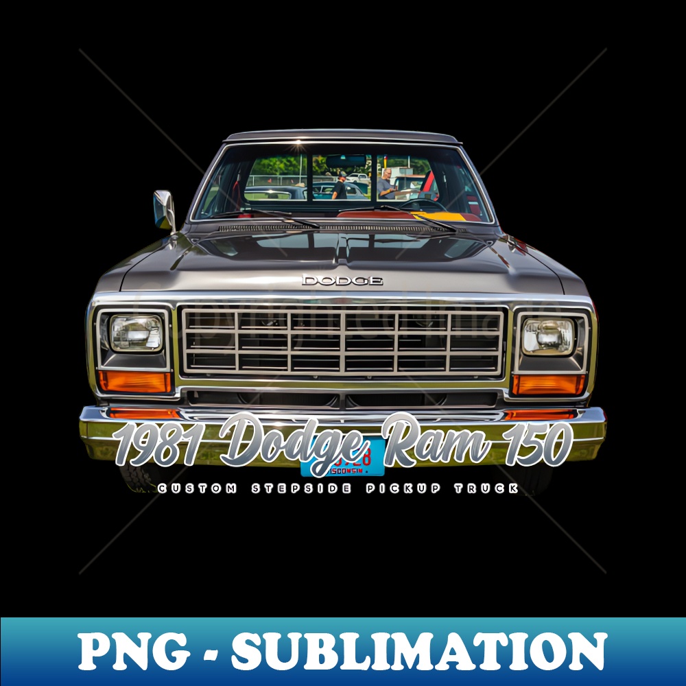 1981 Dodge Ram 150 Custom Stepside Pickup Truck - PNG Transp - Inspire ...