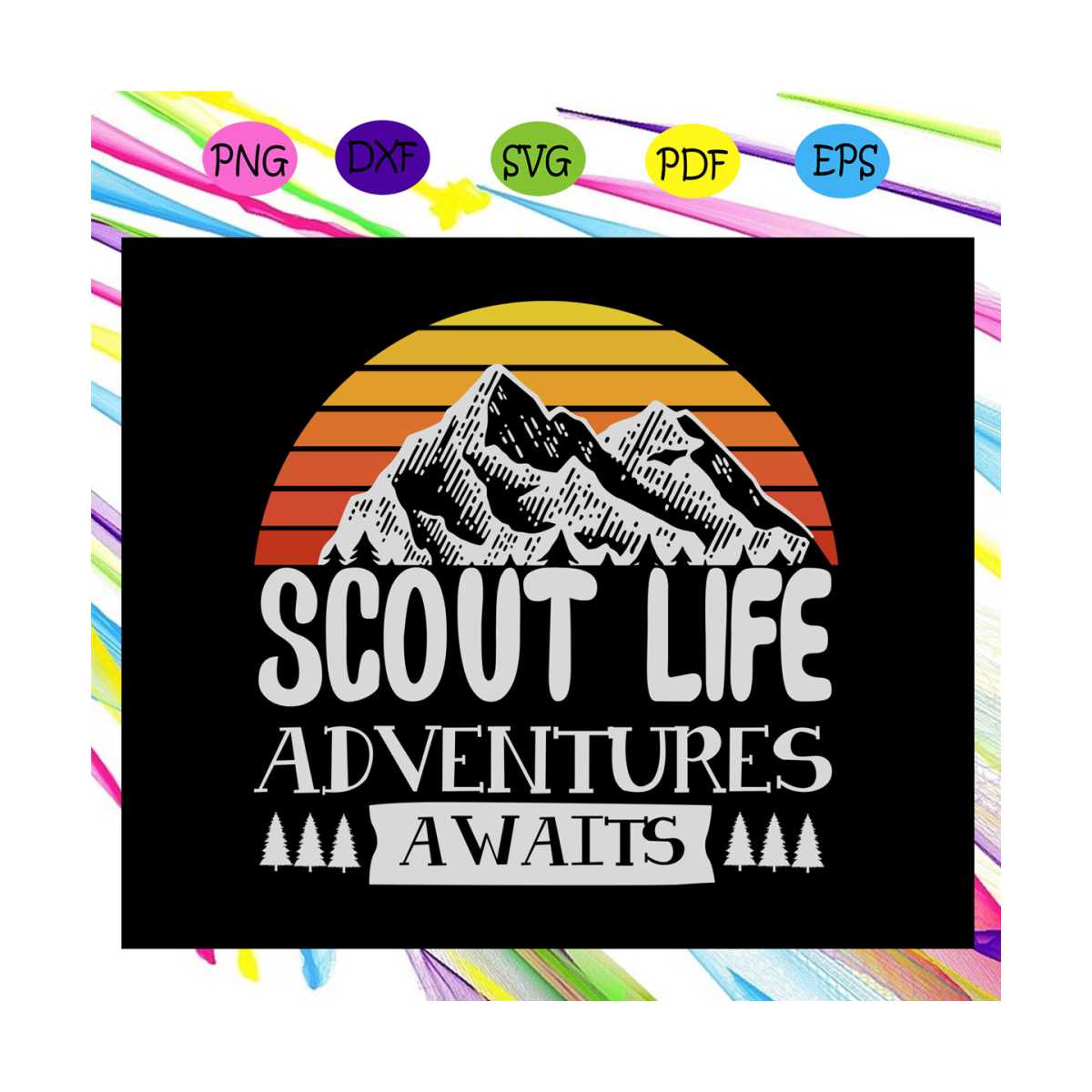 Scout life adventures awaits, Adventure SVG, Travel SVG, Out - Inspire ...