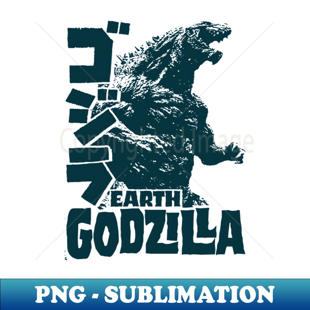 GODZILLA EARTH - Double text - Exclusive PNG Sublimation Dow | Inspire ...