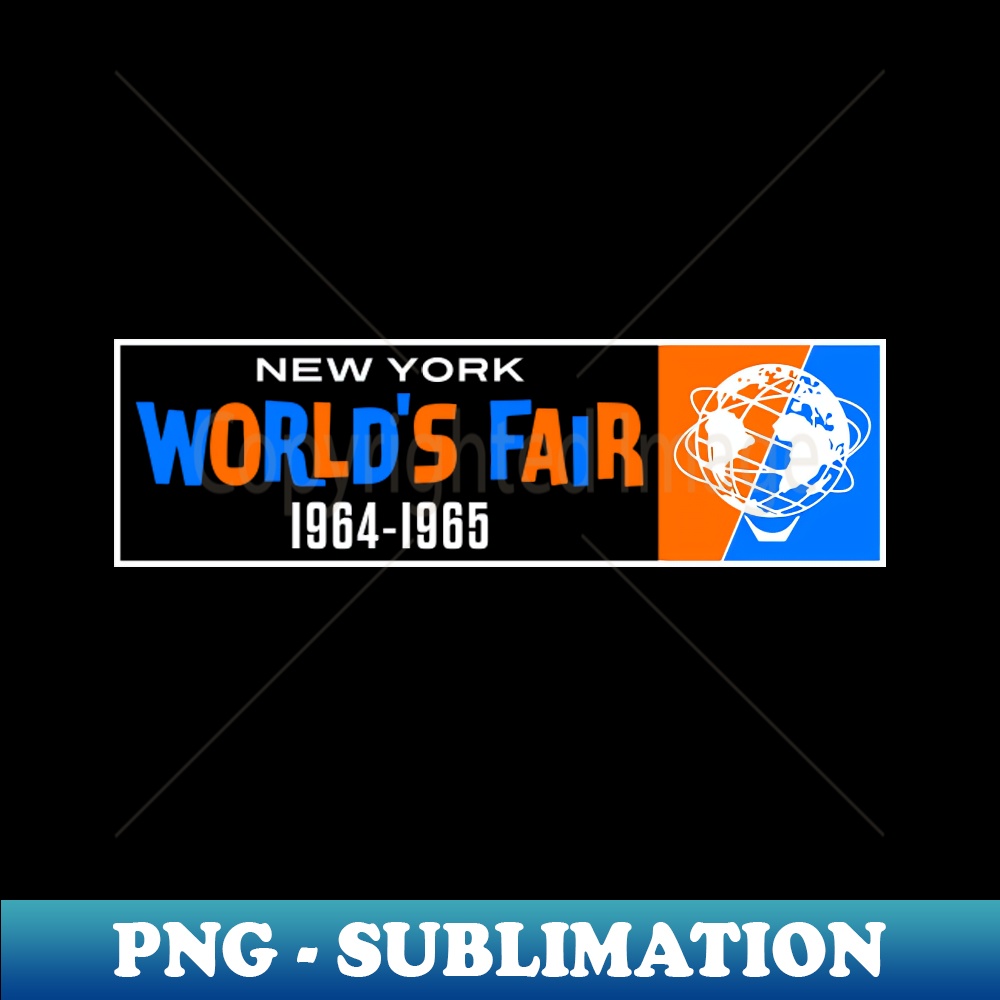 1964-65 New York Worlds Fair - Color Text Bar White - Signat | Inspire ...